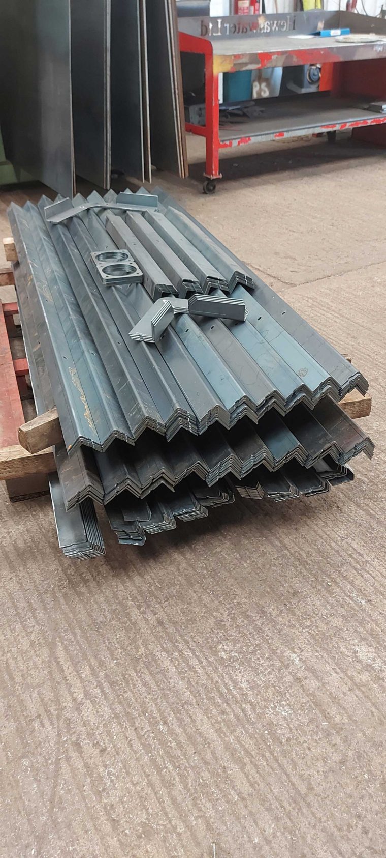 New Gas Membrane Filter Frames - Hewas Water - Steel Fabrication Cornwall